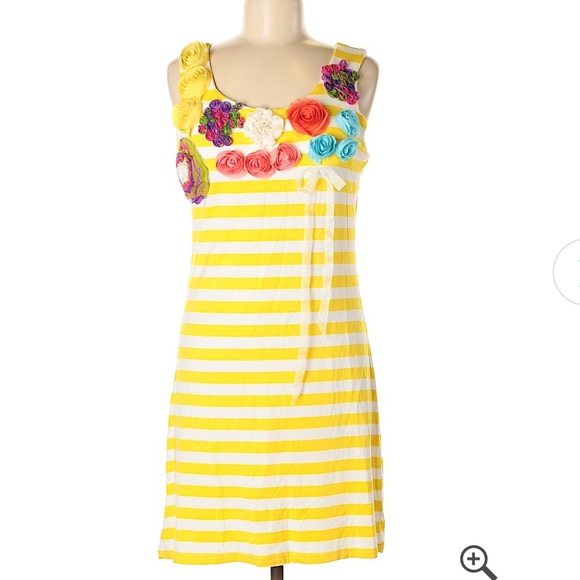 Vasana | Dresses | Vasna Flowers Striped Dress | Poshmark